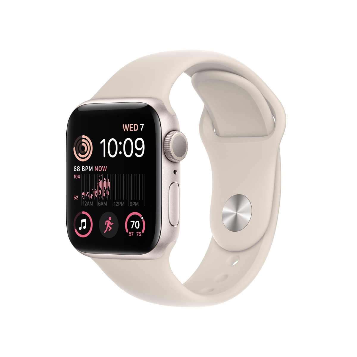 Naudotas (demonstracinis) Apple Watch SE GPS 40mm Starlight Aluminium ...