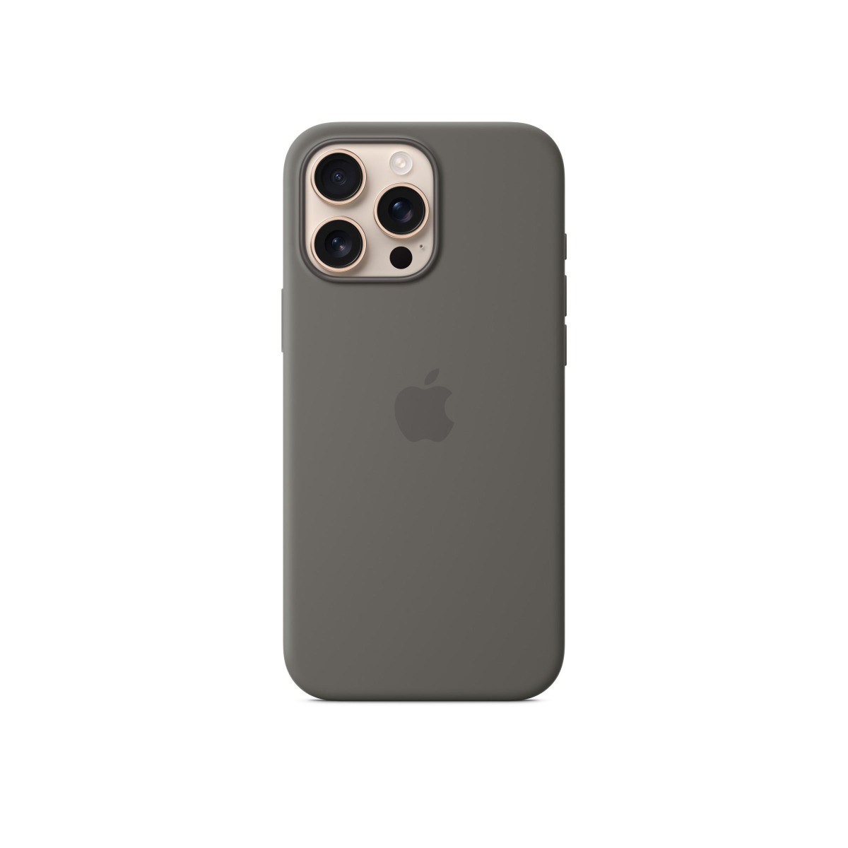 iPhone 16 Pro Max Silicone Case with MagSafe - Stone Gray - C&C