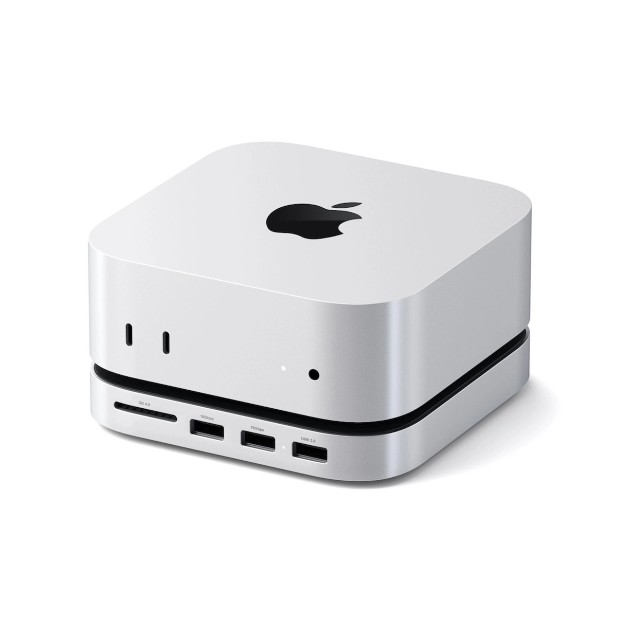 Satechi Aluminum Stand Hub for Mac mini (M4) - Silver - C&C